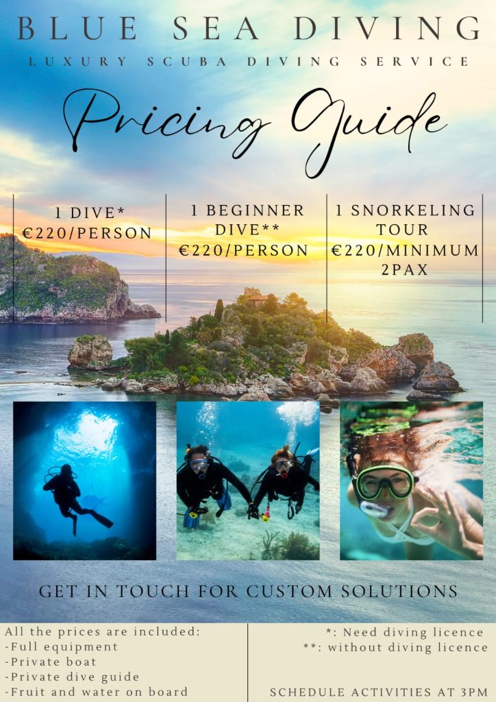 Private Diving/Snorkeling Service – Blue Sea Diving Center